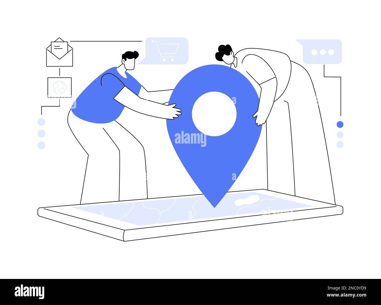 Local search optimization abstract concept vector illustration Stock Vector Image & Art - Alamy