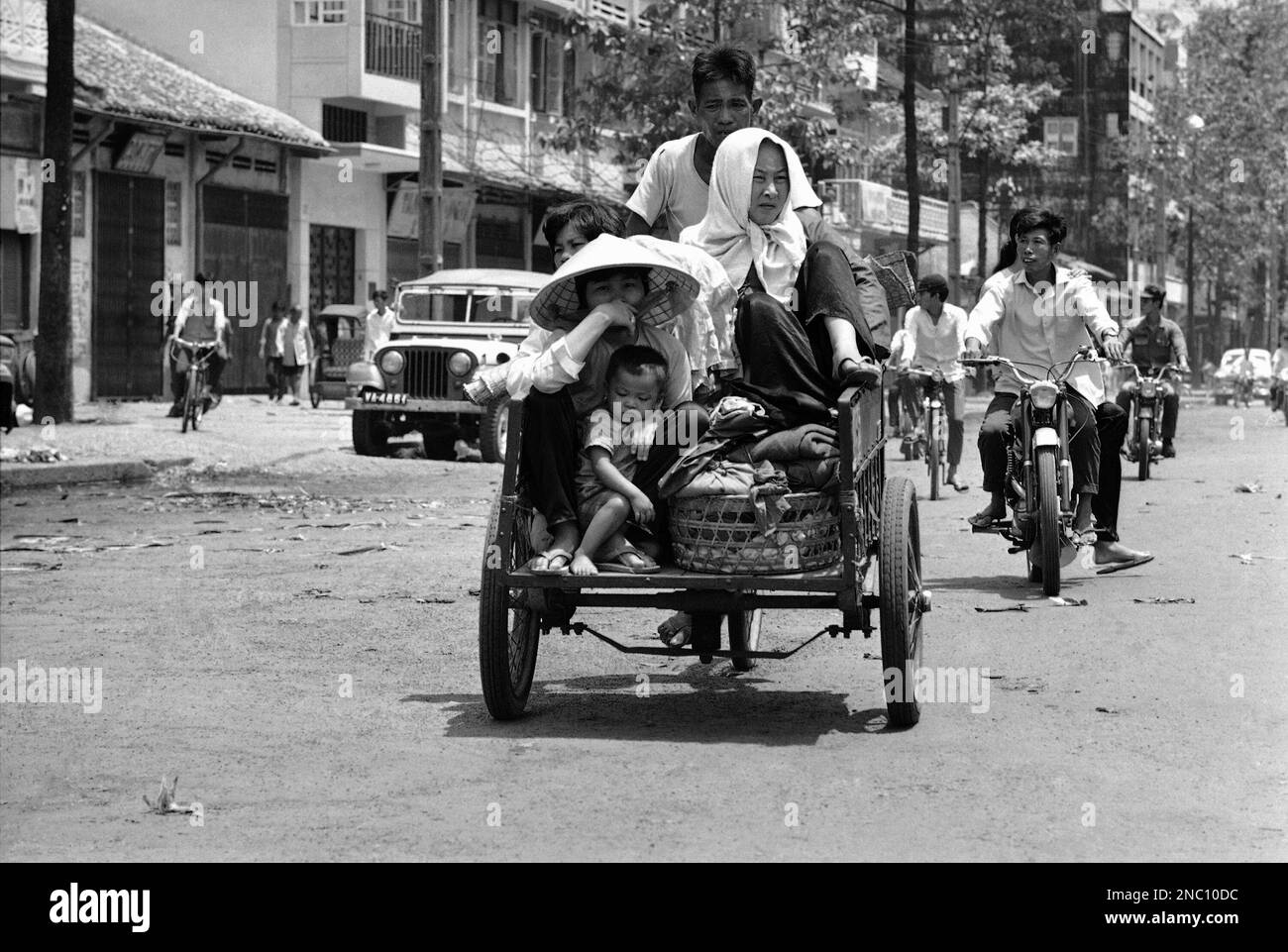 All types of transportation from three wheeled cycles to motorbikes are ...