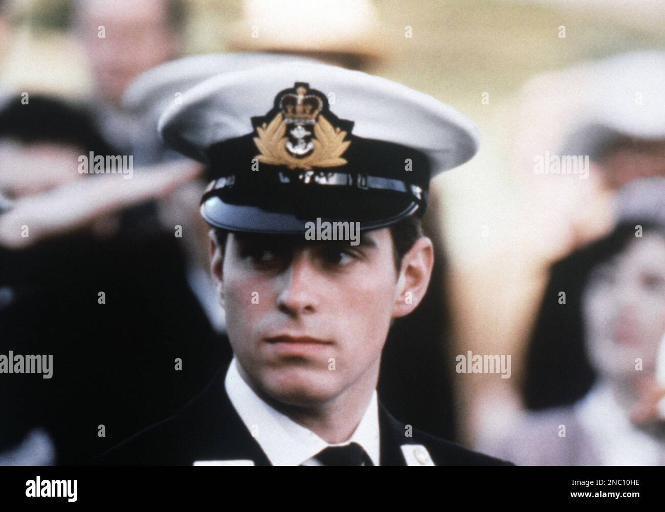 H.R.H. Prince Andrew in his uniform, 1978. The prince is the third ...