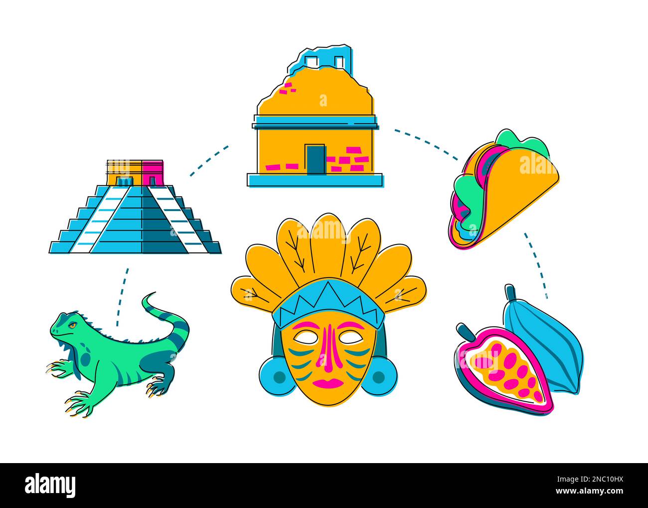 Life of an ancient civilization - flat design style illustration set ...