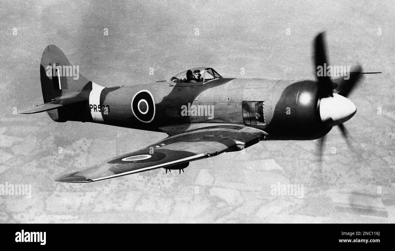 The Tempest II, which is designed by Hawker Aircraft Ltd., is low wing ...