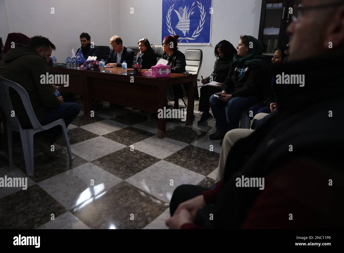 Sarmada, Syria. 14th Feb, 2023. UN deputy regional humanitarian ...