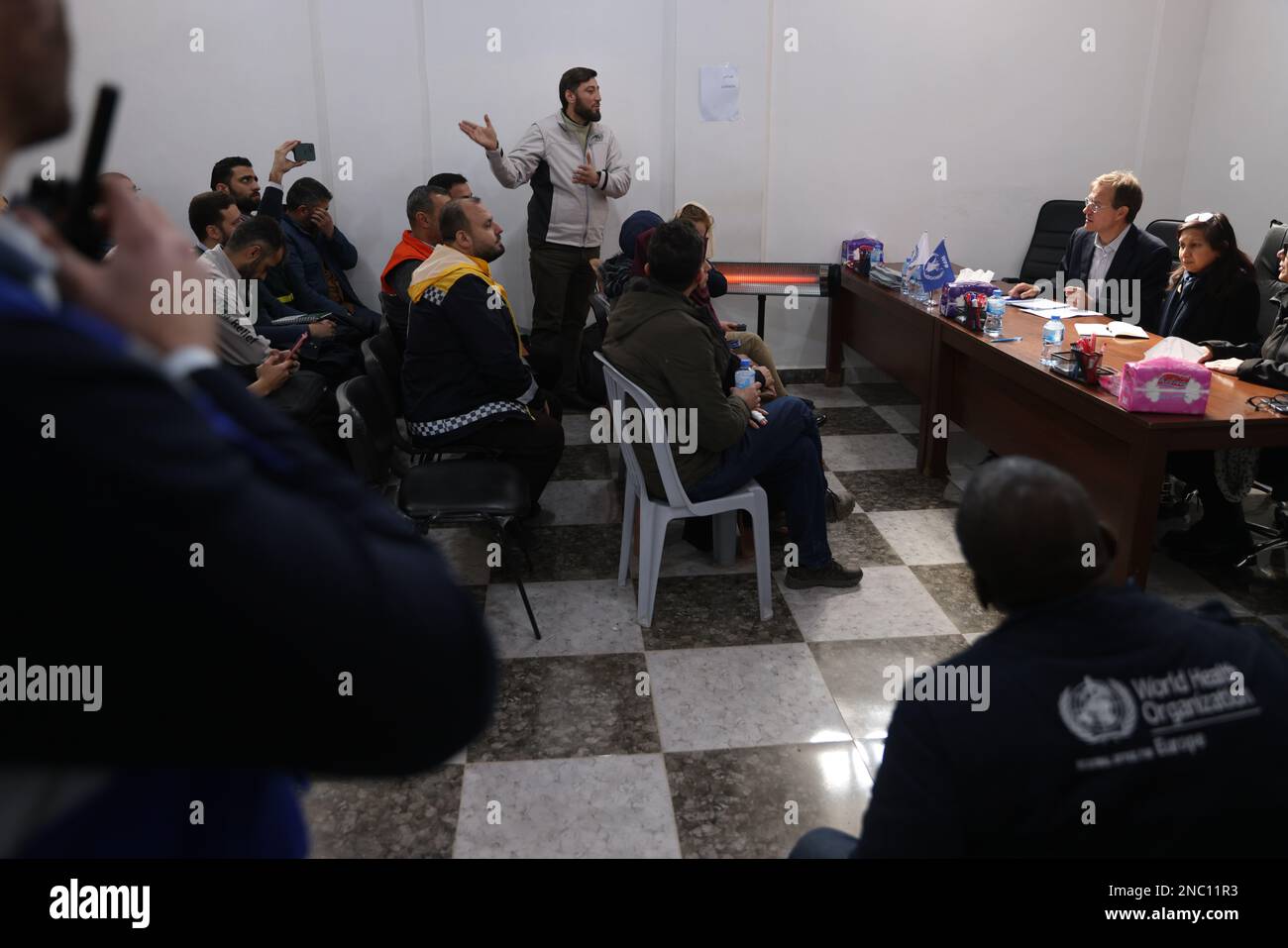 Sarmada, Syria. 14th Feb, 2023. UN deputy regional humanitarian ...