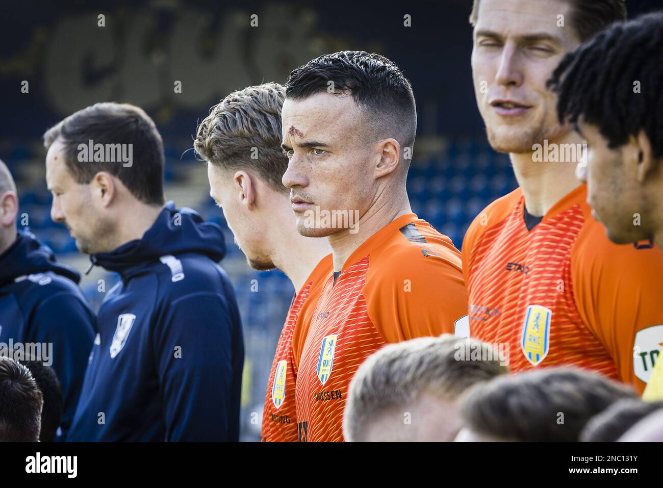 WAALWIJK - 14-02-2023. Mandemakers stadion, RKC, RKC keeper Etienne ...