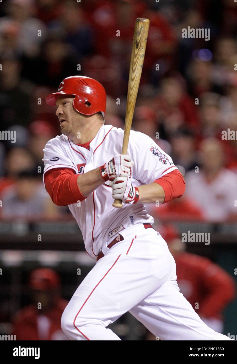 Cincinnati Reds' Scott Rolen in action against the Houston Astros in a ...