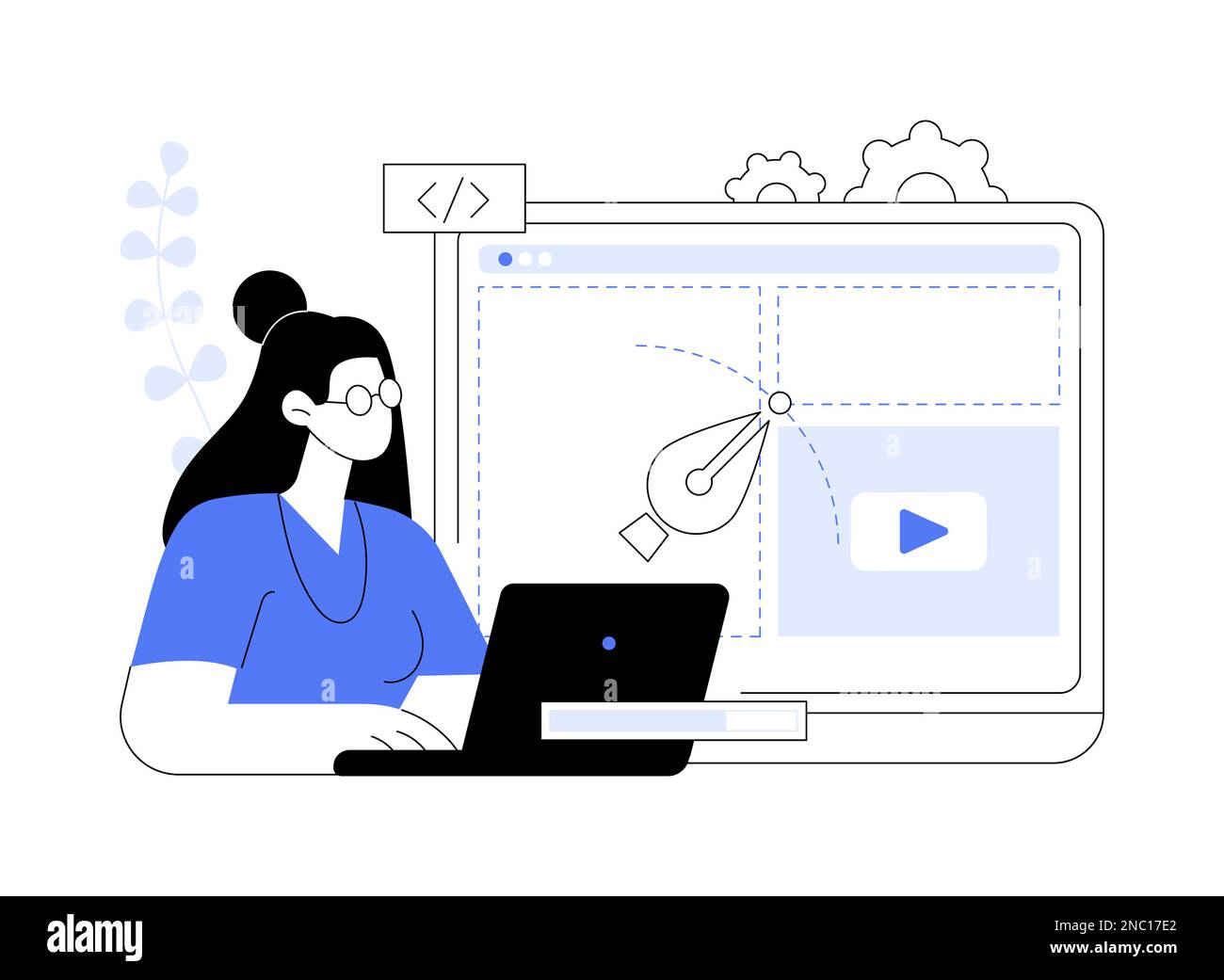 Layout abstract concept vector illustration Stock Vector Image & Art ...