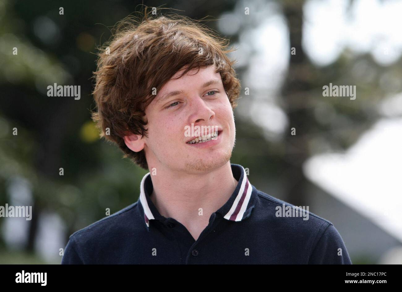 British actor Jack Oâ€™Connell poses for photographers during the MIPTV ...