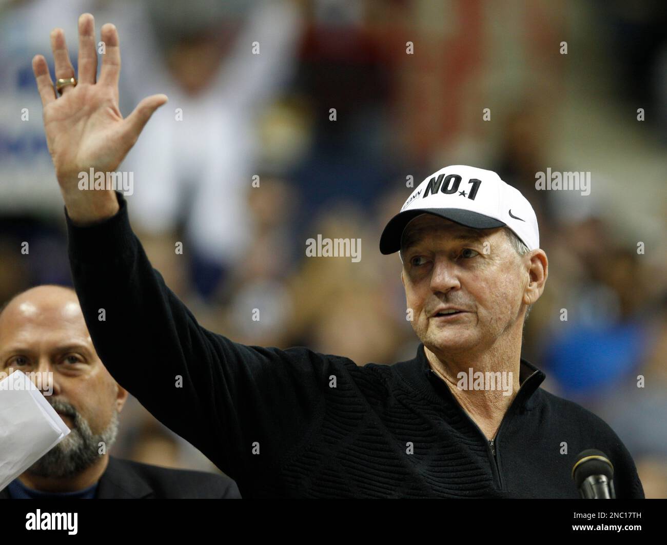 University of Connecticut's head coach Jim Calhoun after winning the ...