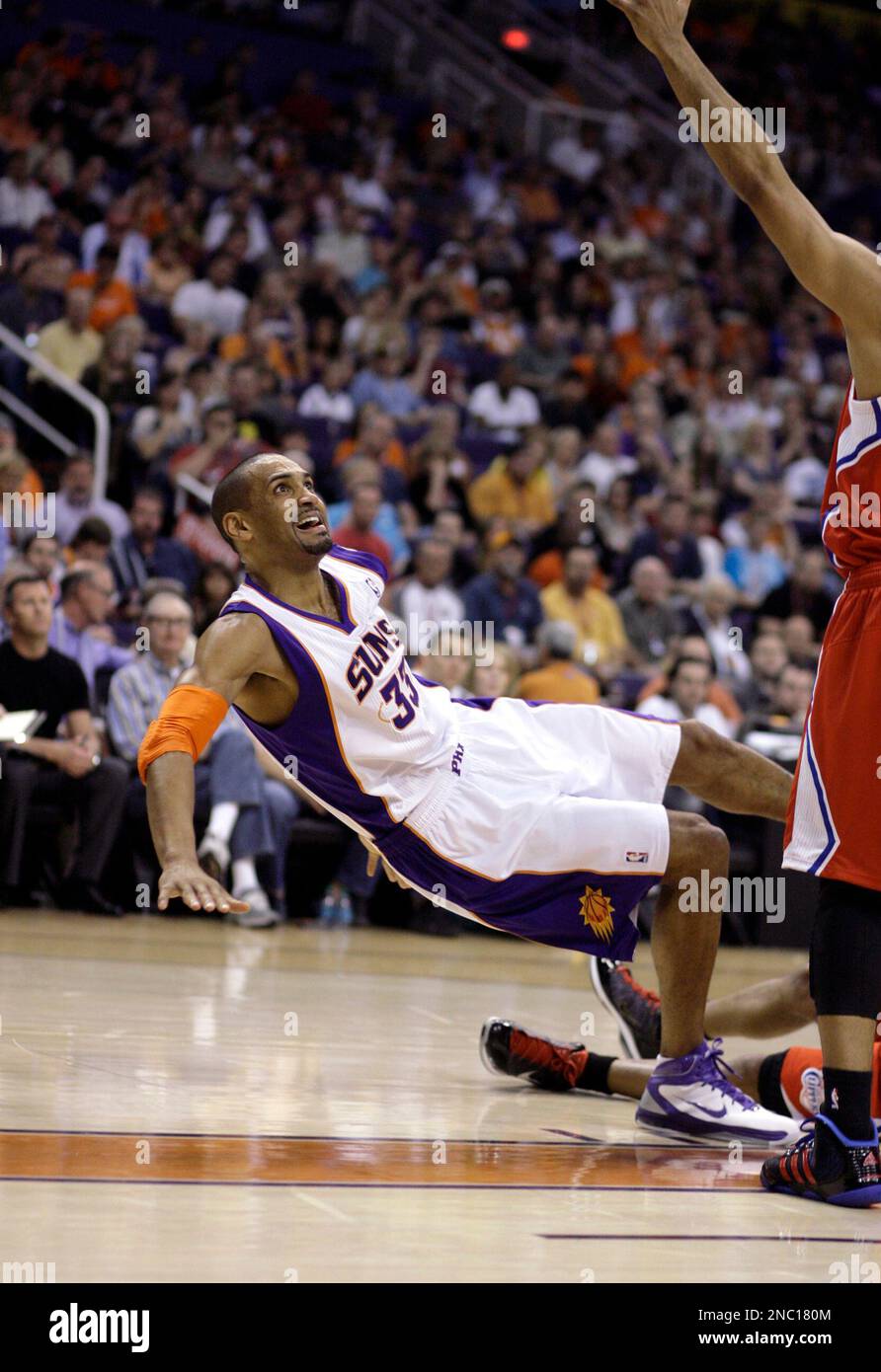 Phoenix Suns' Grant Hill against the Los Angeles Clippers in an NBA ...