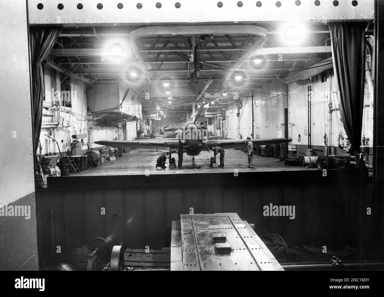 The British aircraft carrier, H.M.S. Argus has just completed 25 years ...