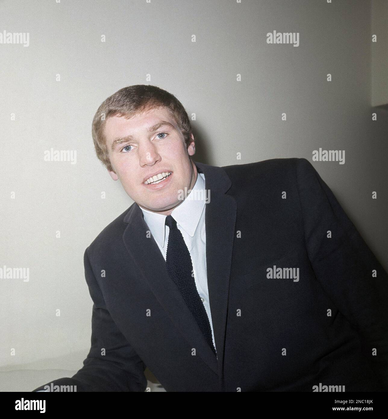 British heavyweight boxer Billy Walker, poses for the photographer ...