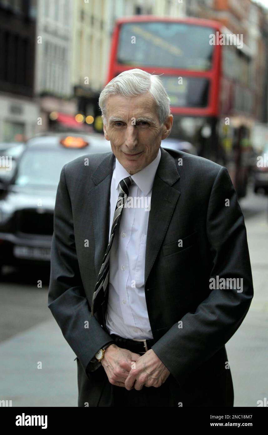 British astrophysicist Martin Rees, poses in central London,Tuesday ...