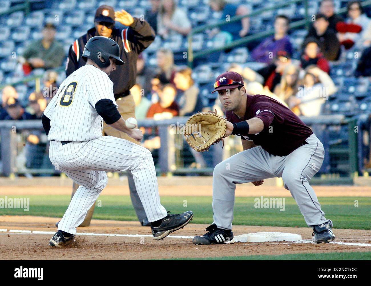 Southern Mississippi's Marc Bourgeois (28) beats a throw back to ...