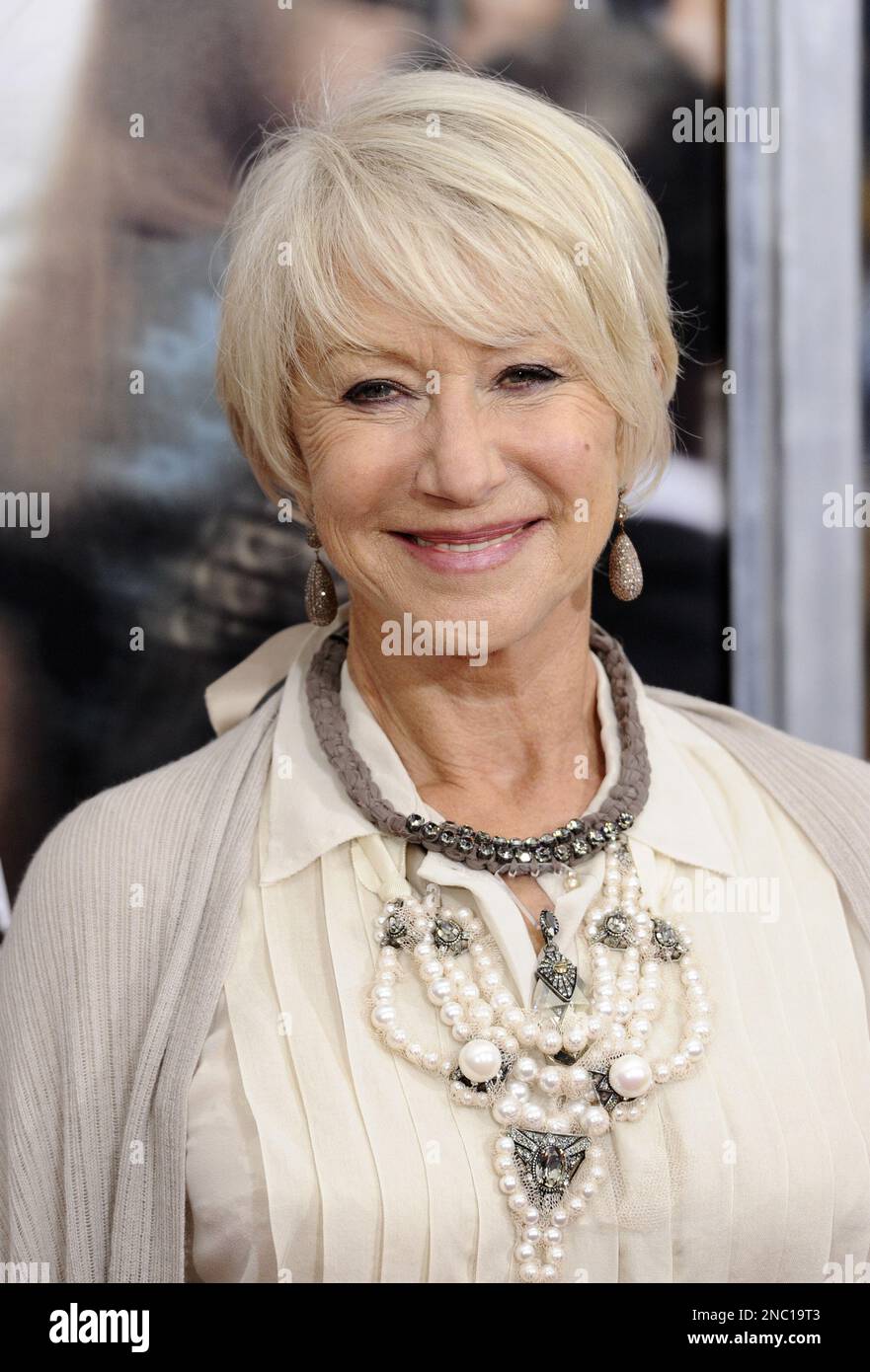 Helen Mirren attends the premiere of "Arthur", in New York on Tuesday ...