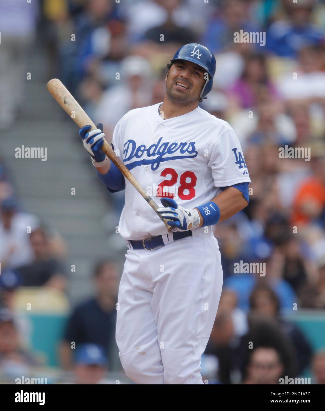 Los Angeles Dodgers' Rod Barajas during the sixth inning of a baseball ...