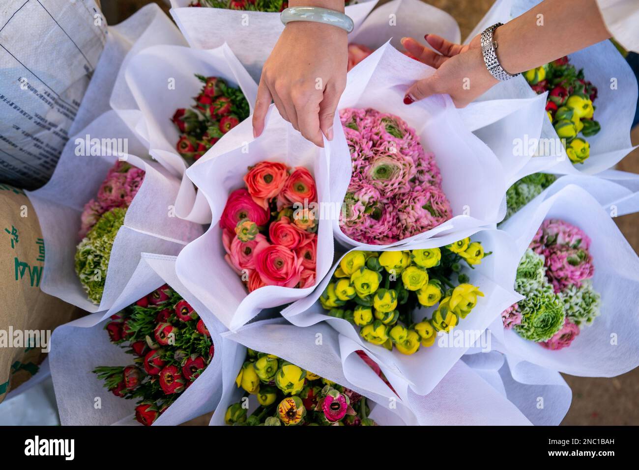 (230214) -- KUNMING, Feb. 14, 2023 (Xinhua) -- This photo taken on Feb ...