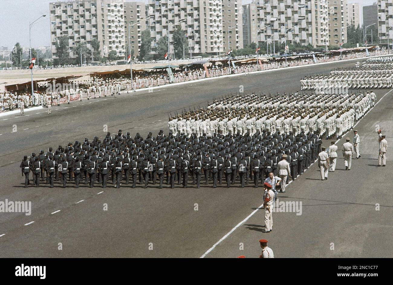 Egypt marked the third anniversary of the 1973 war with Israel. A ...