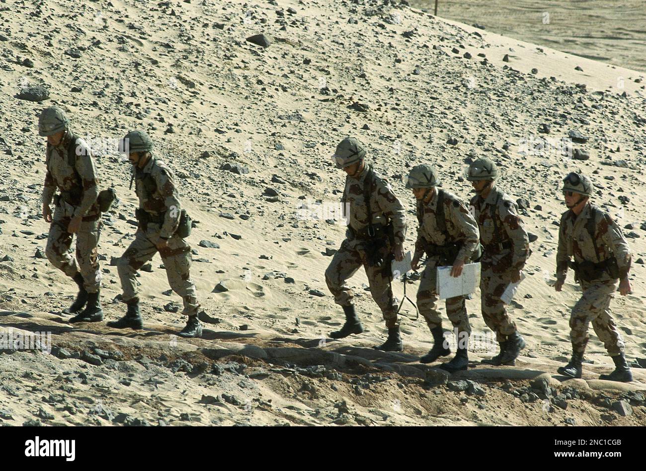 U.S. soldiers in the joint American-Egyptian exercises currently being ...