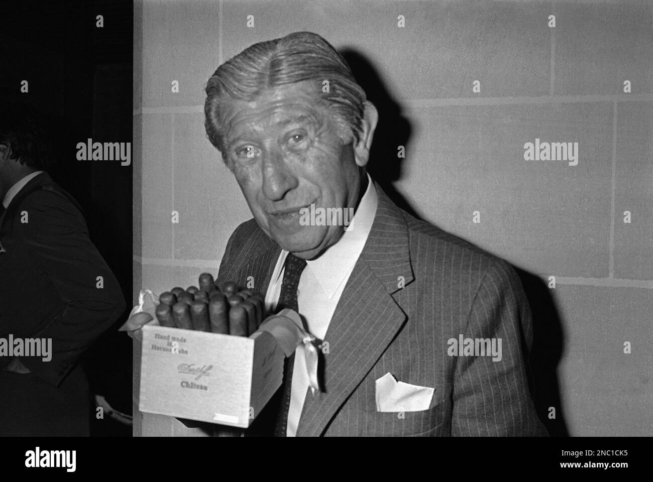 Swiss tobacco merchant Zino Davidoff and founder of the Cigar Academy ...