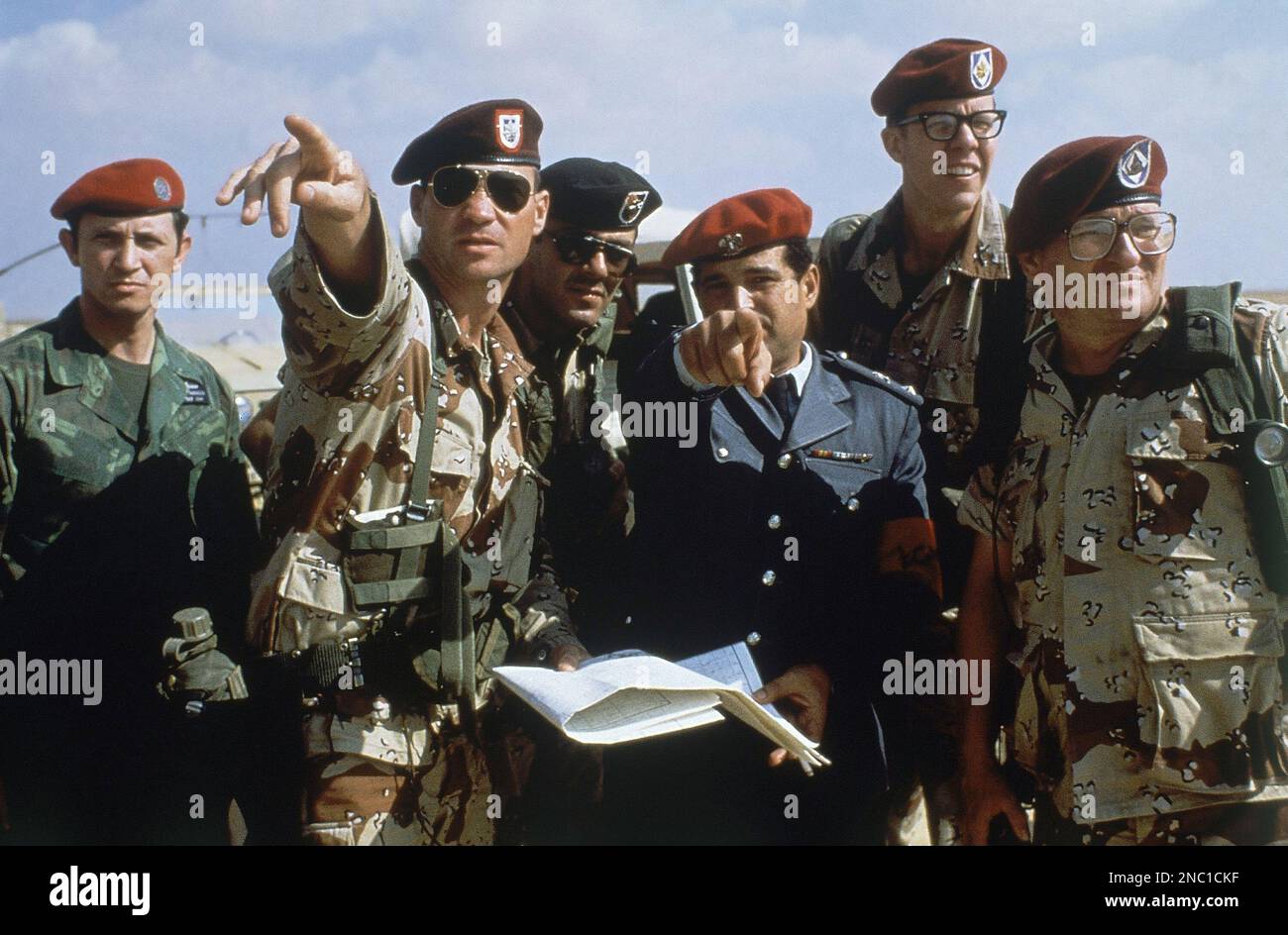 Joint American-Egyptian exercises currently being conducted on Egyptian ...