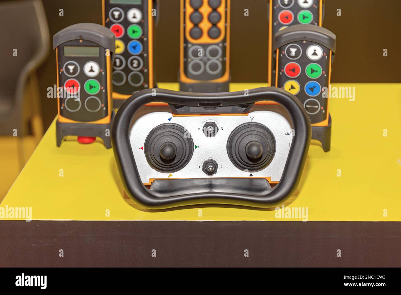 Control unit with joystick control hi-res stock photography and images ...