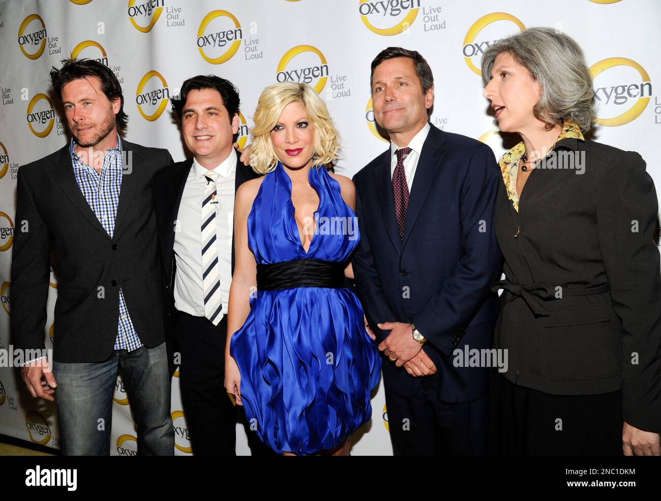 From left, Oxygen Media President Jason Klarman, television personality ...