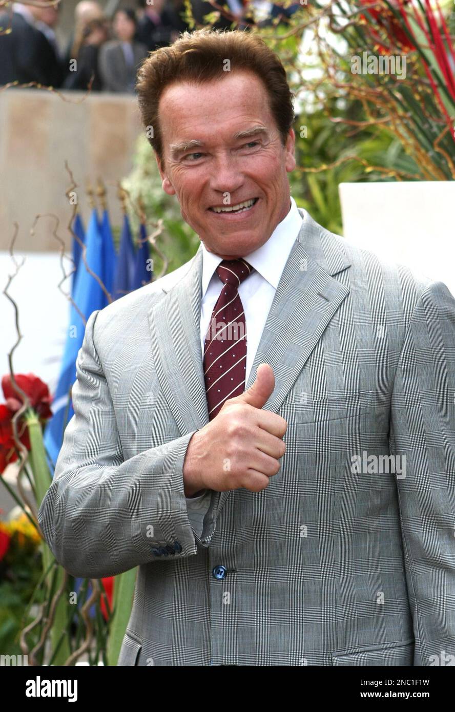 Austrian-American actor and former Governor of California, Arnold ...