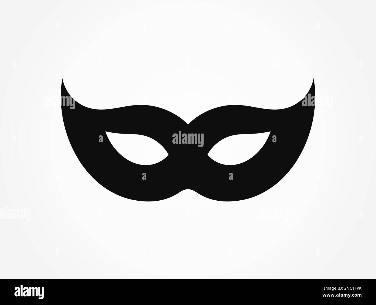 Carnival venetian mask icon. Vector illustration Stock Photo - Alamy
