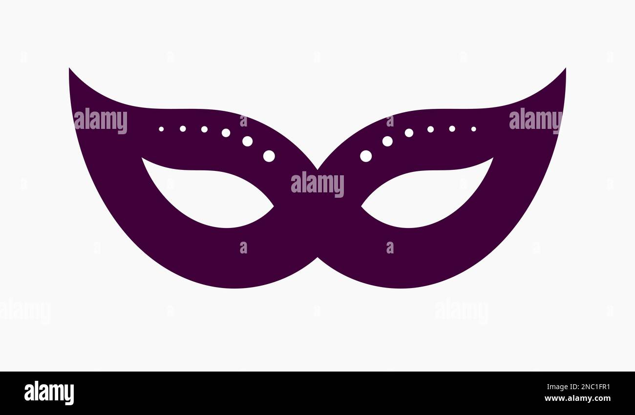 Carnival mask icon. Vector illustration Stock Photo - Alamy