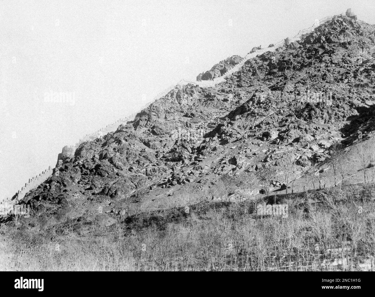 The ancient wall of the city of Kabul, Afghanistan on Oct. 2, 1943. The ...