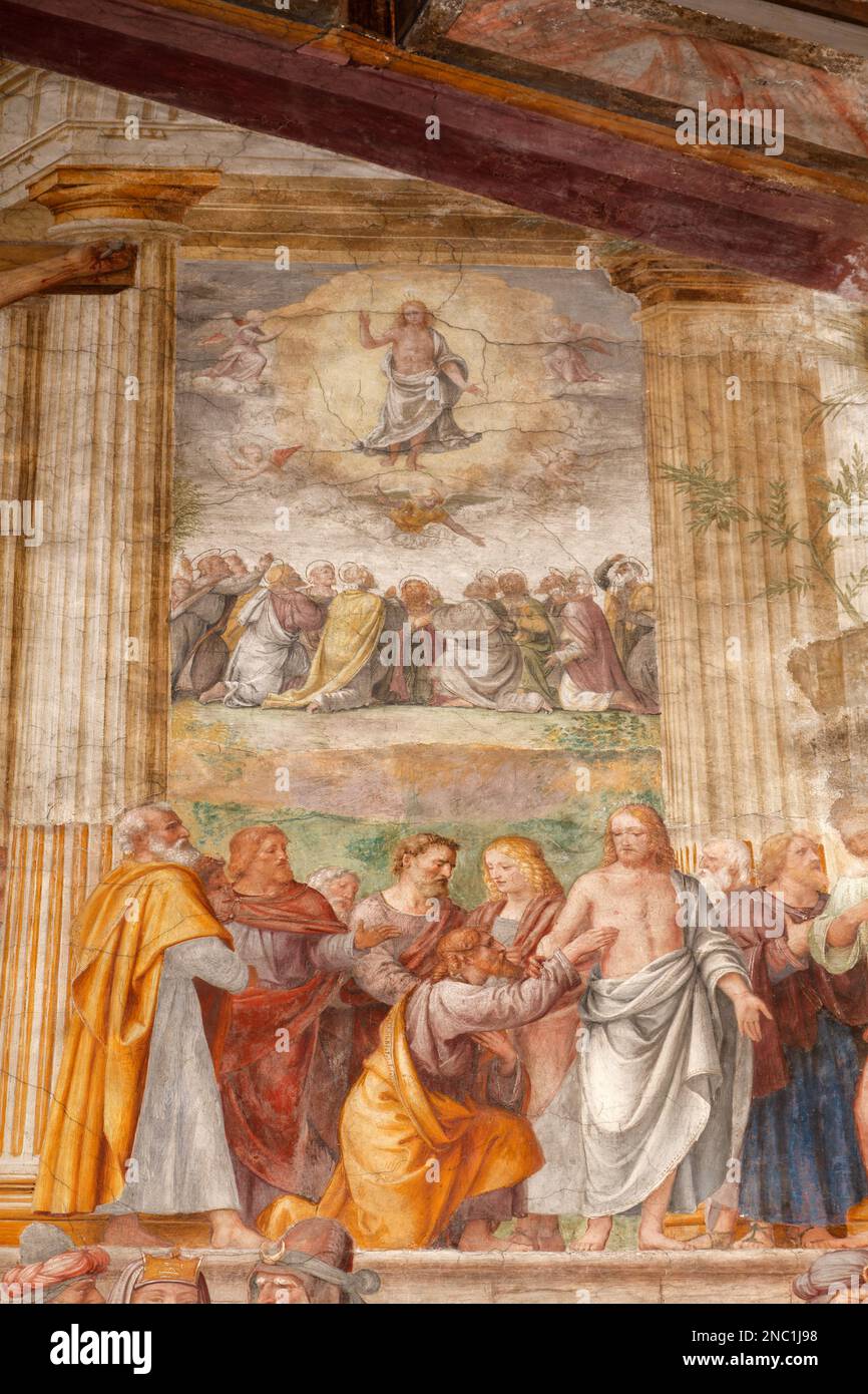 Detail of Passion and Crucifixion, 1529 AD (by Bernardino Luini, a ...