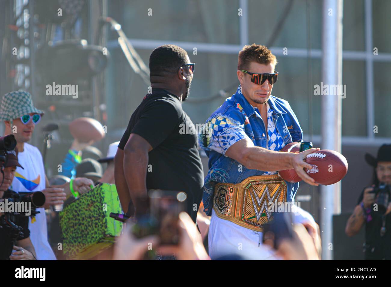 Numerous celebrities and fans come together for Rob Gronkowski''s pre ...