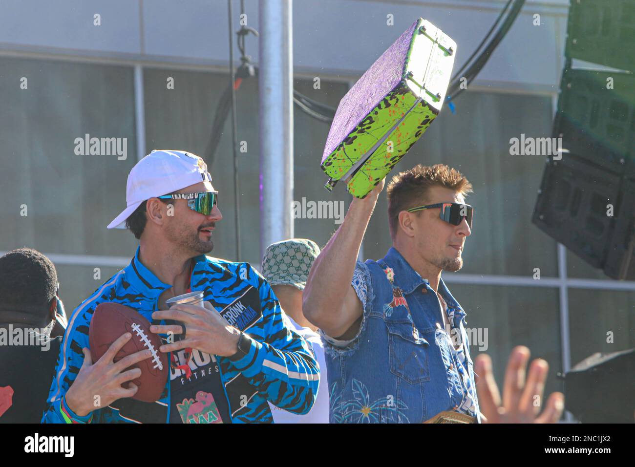 Numerous celebrities and fans come together for Rob Gronkowski''s pre ...