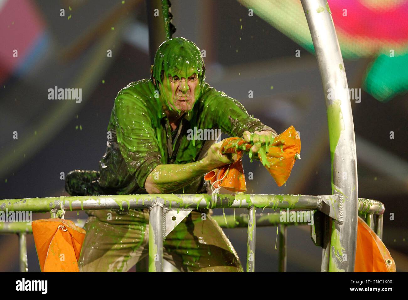 Actor Jim Carrey gets slimed at Nickelodeon's 24th Annual Kids' Choice ...