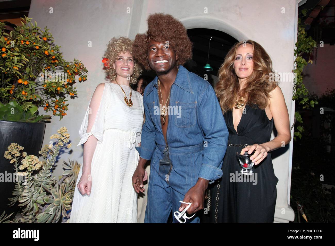 Idina Menzel, Taye Diggs and Kim Raver attend 42 BELOW Vodka's celebration for Kate Walsh's ...