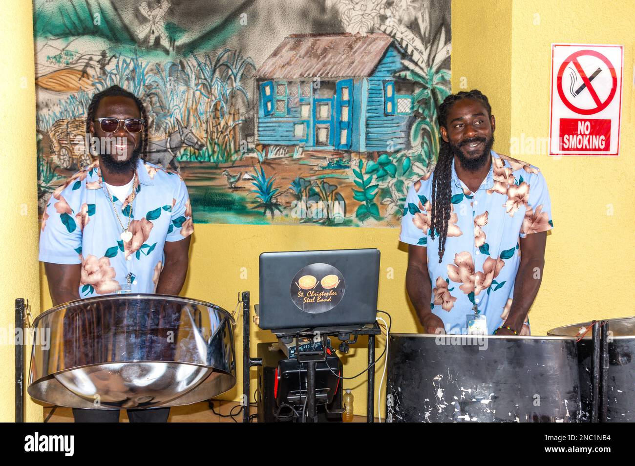 St Christopher Steel Band in Port Zante Cruise Terminal, Basseterre, St ...