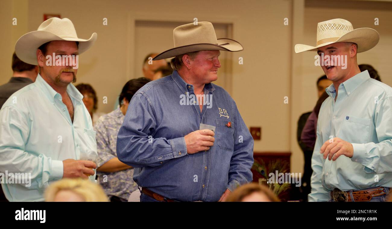 In this photograph taken by AP Images for Crown Royal, Local cowboys ...