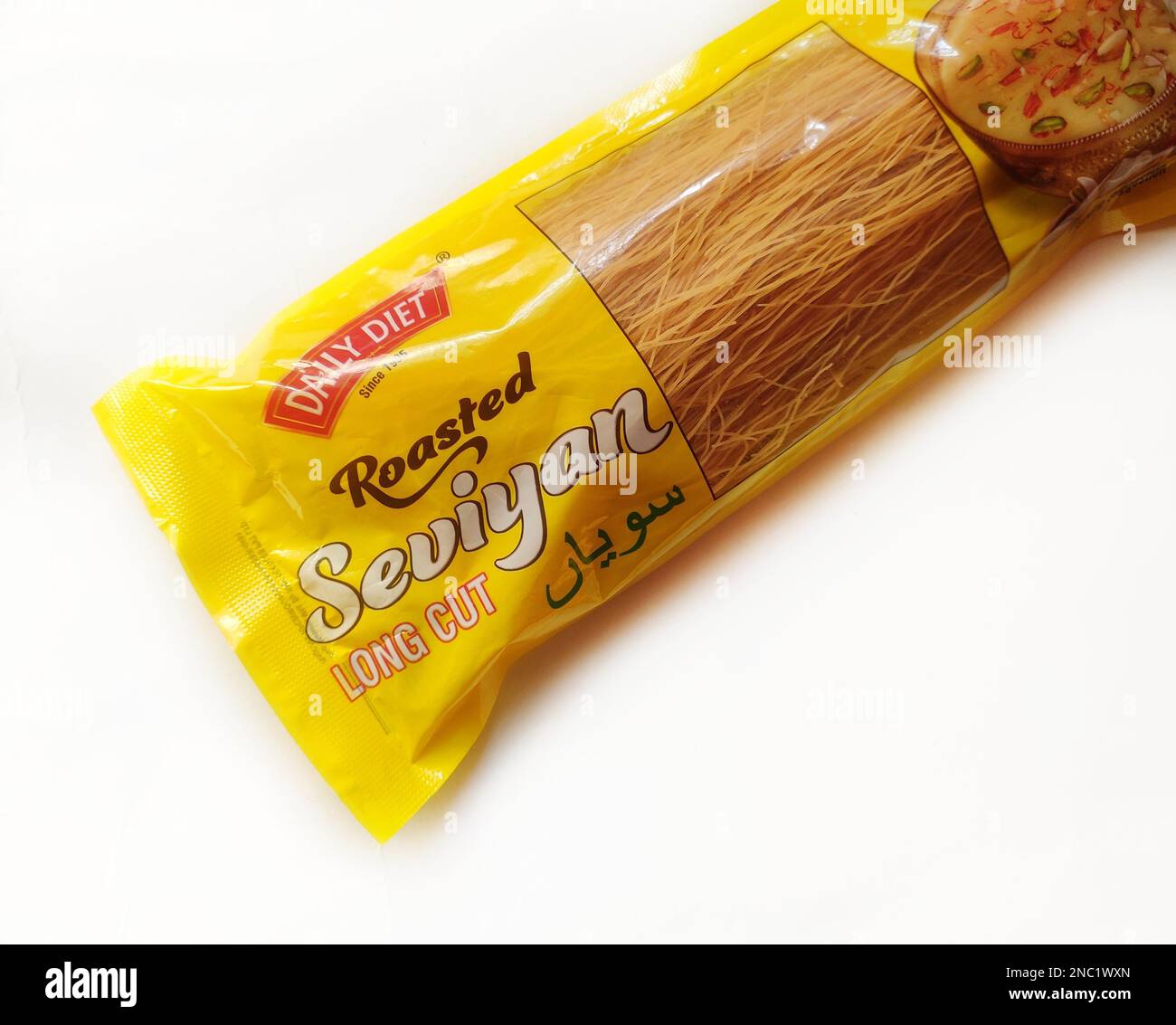 Daily Diet Roasted Seviyan Long cut pack in isolated background Stock ...