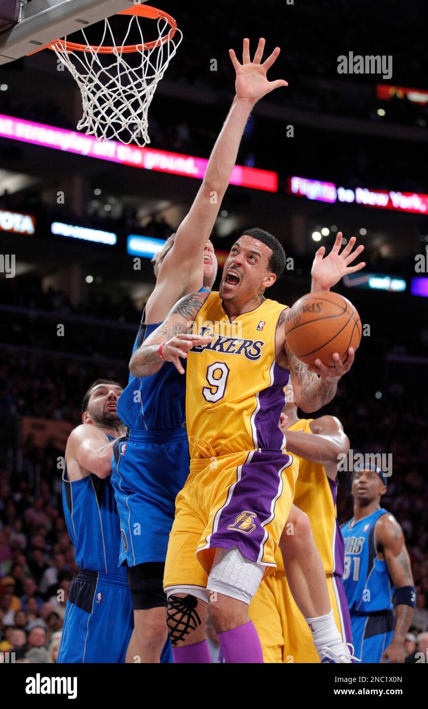 Los Angeles Lakers forward Matt Barnes during the first half of an NBA ...