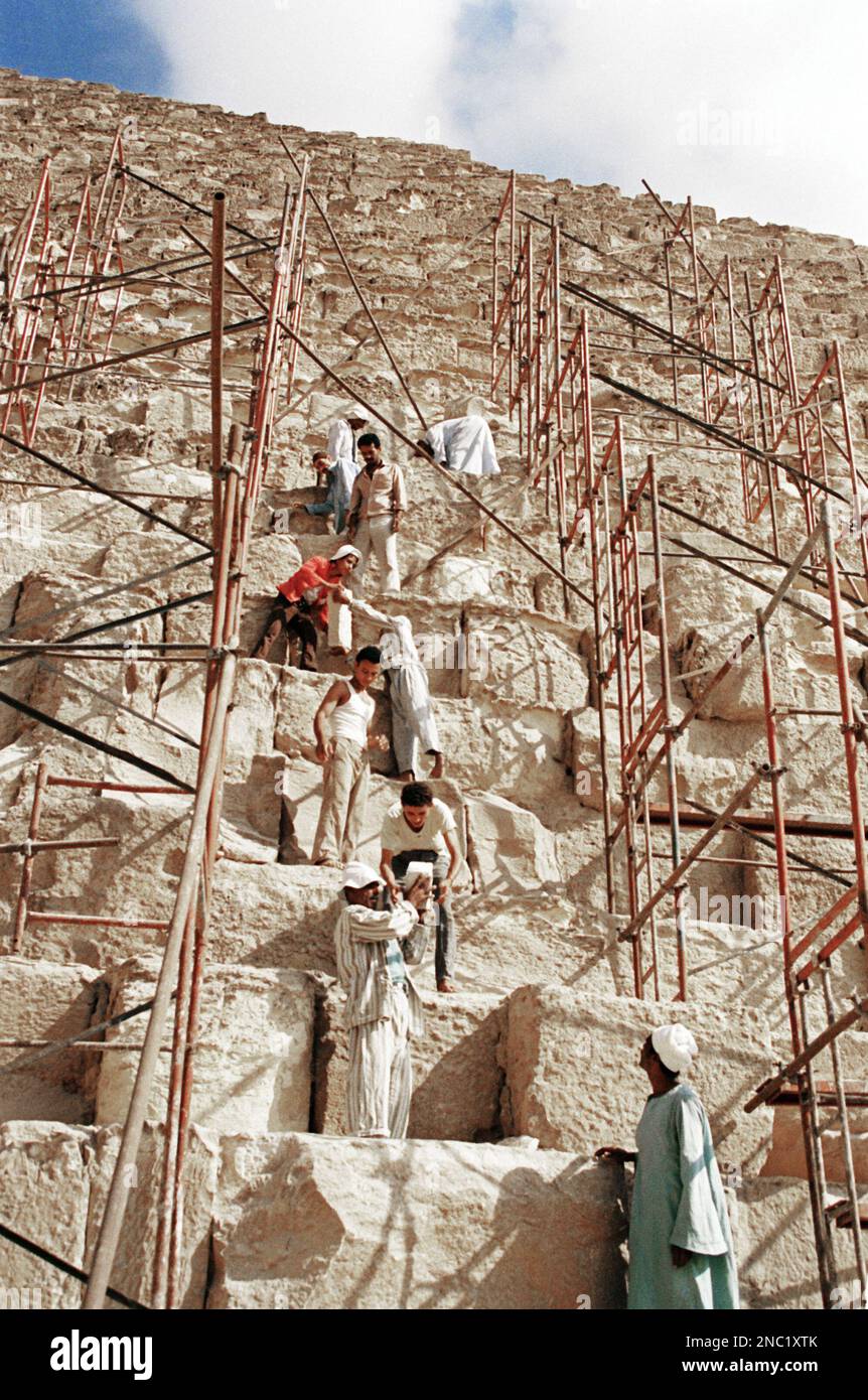 The Egyptian Antiquities Organization has begun the first exterior ...