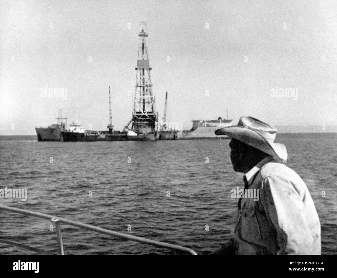 The Suez refinery in Egypt on Nov. 25, 1966, claimed to be the largest ...