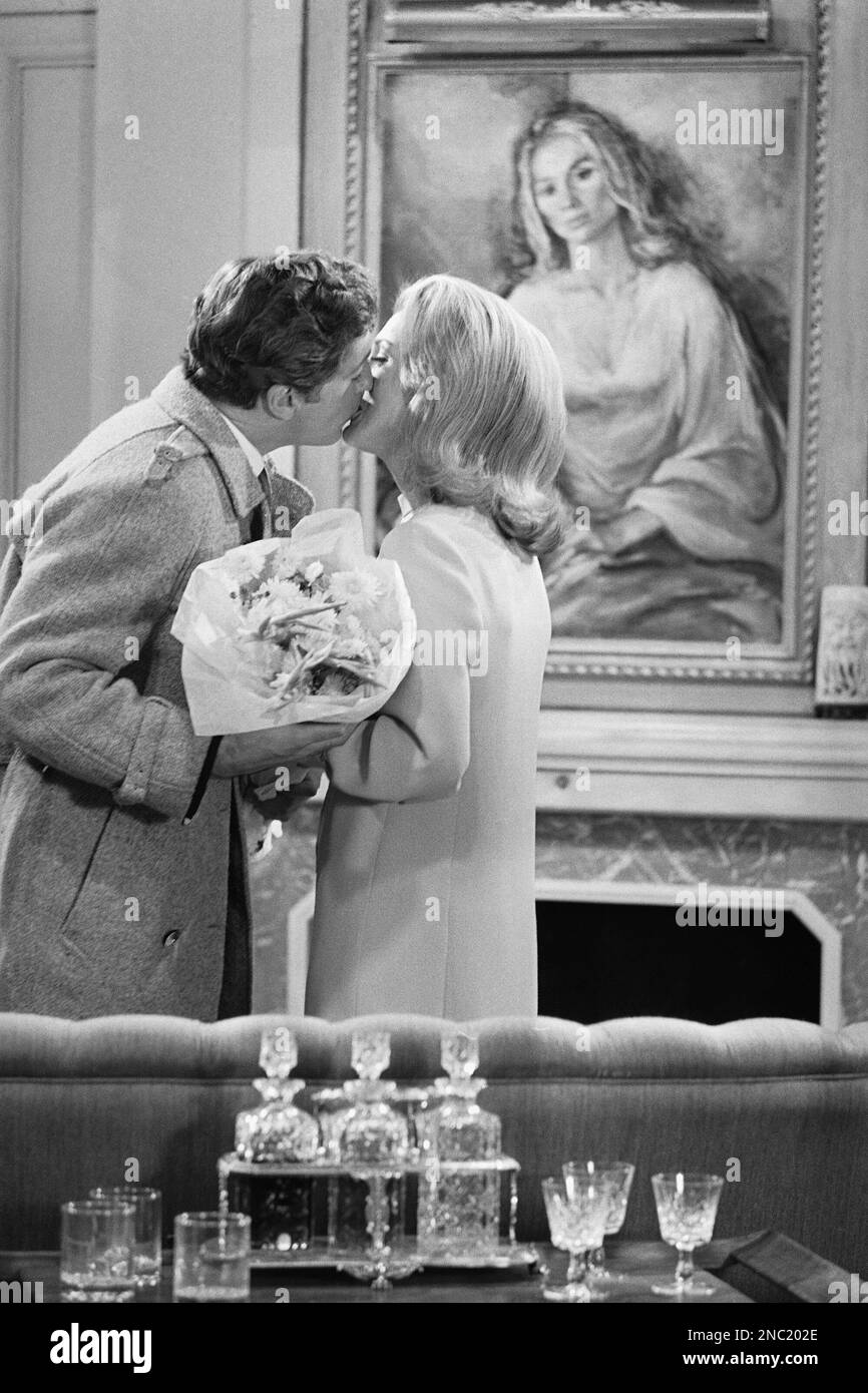 Actor Farley Granger and actress Lee Bouvier, better known as Princess ...