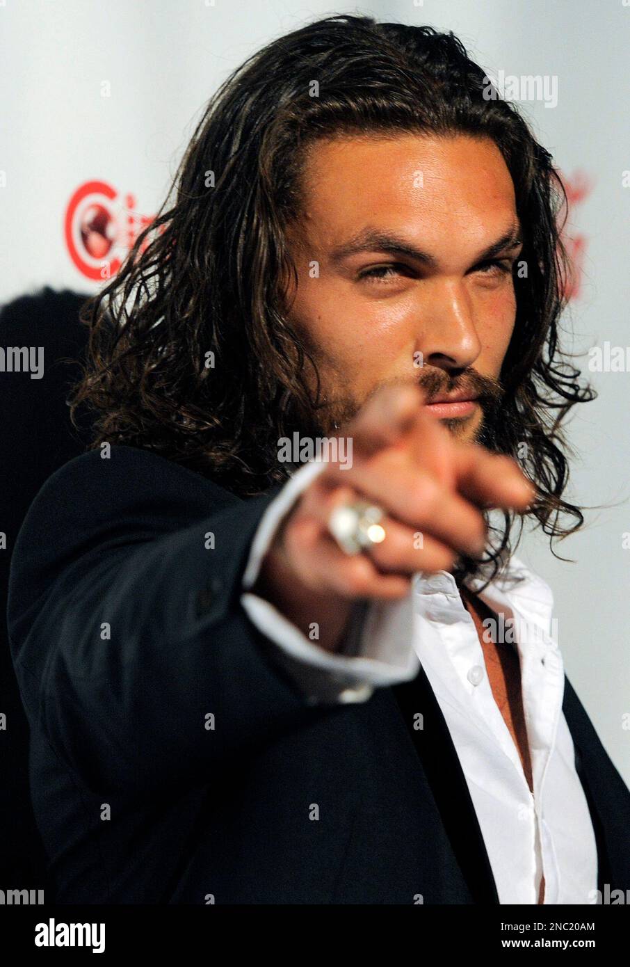 Actor Jason Momoa, recipient of the Male Rising Star of 2011 award ...