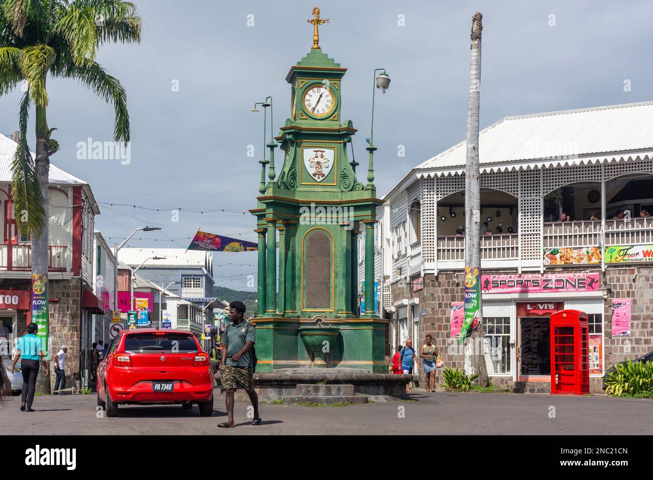 Berkeley Memorial, The Circus, Basseterre, St. Kitts, St. Kitts and ...