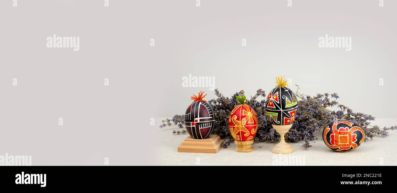 Easter holiday banner place for text advertising business card ...