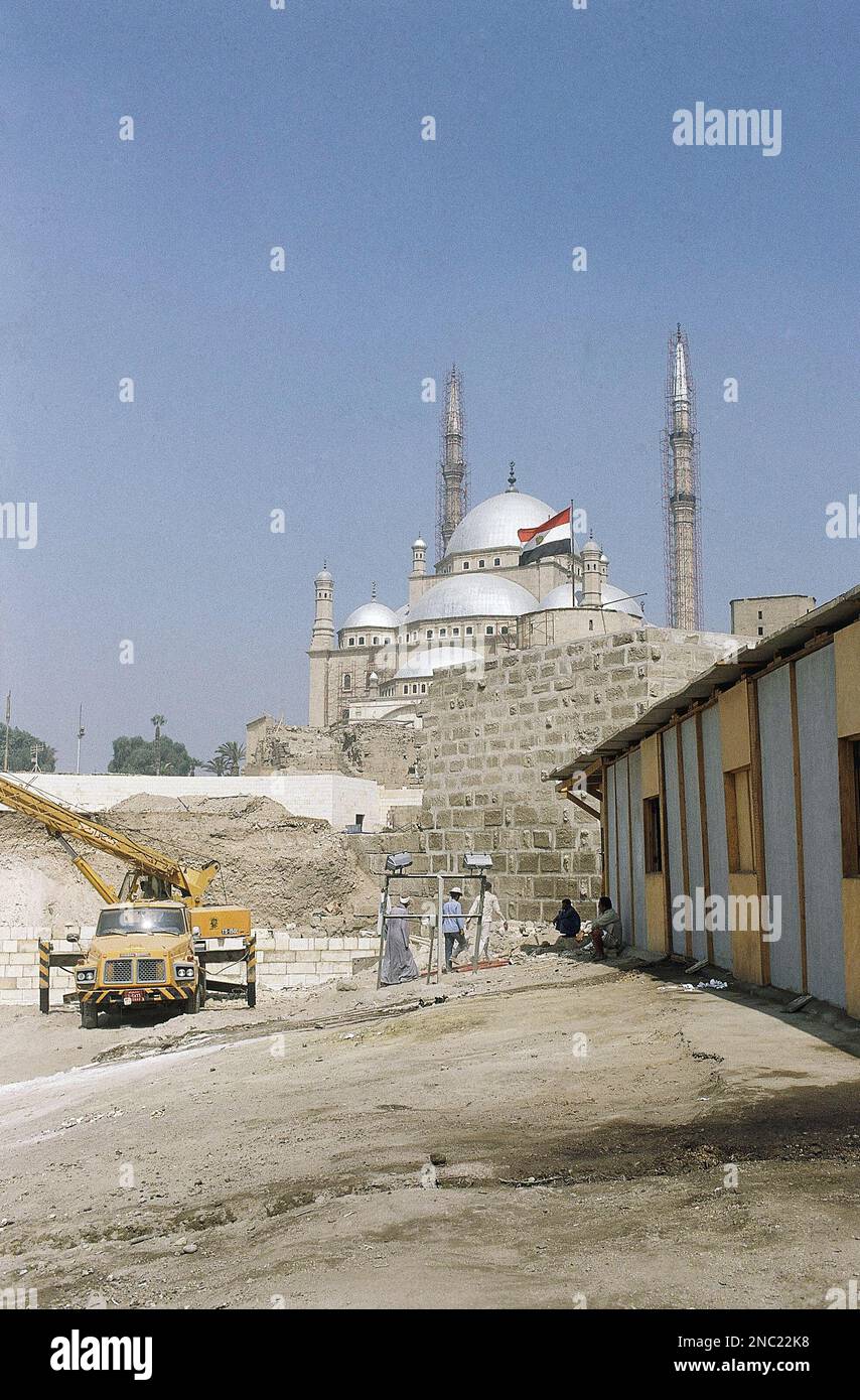Restoration of the Citadel in Cairo, Egypt on August 3, 1983. (AP Photo ...