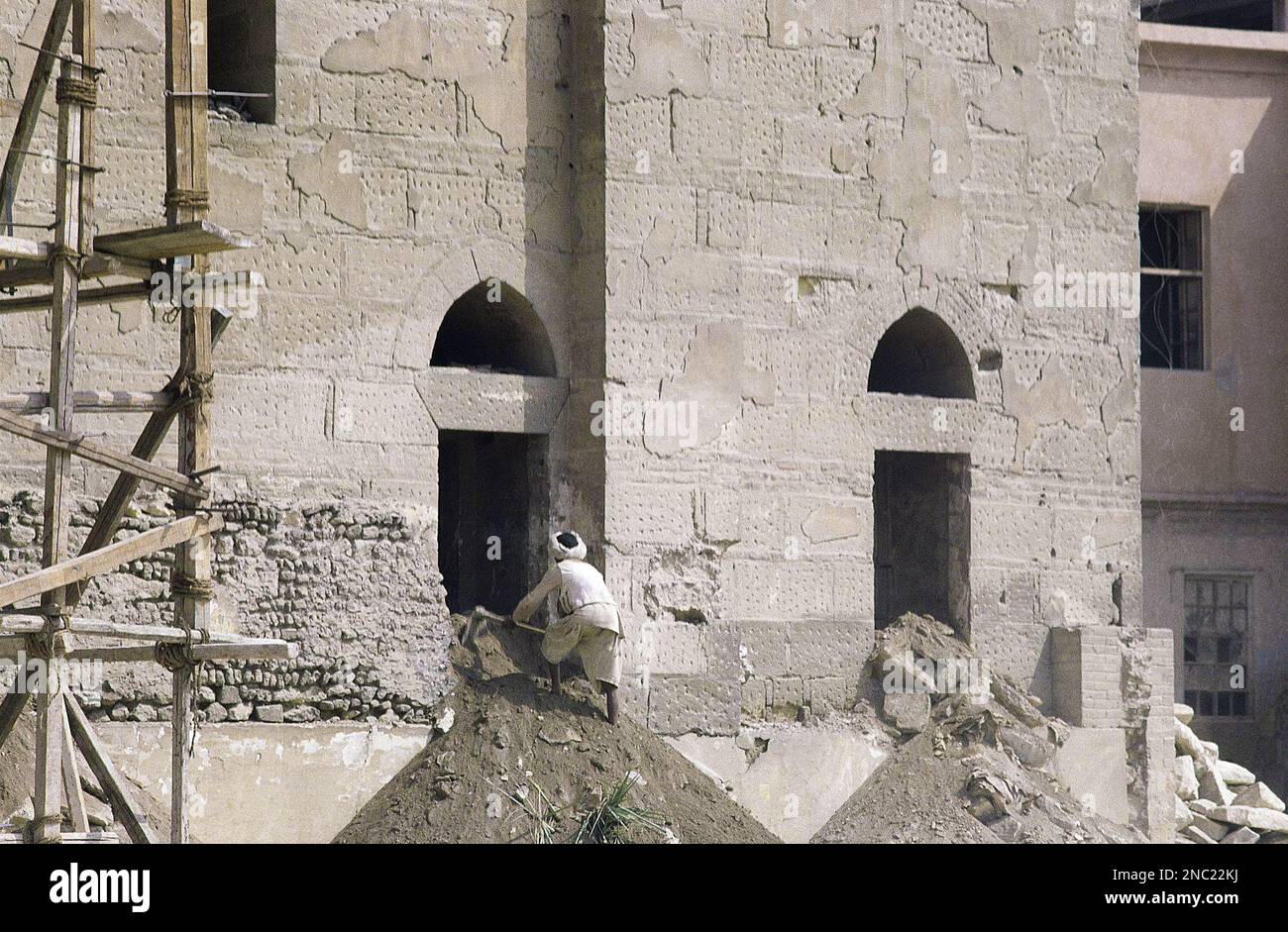 Restoration of the Citadel in Cairo, Egypt on August 3, 1983. (AP Photo ...