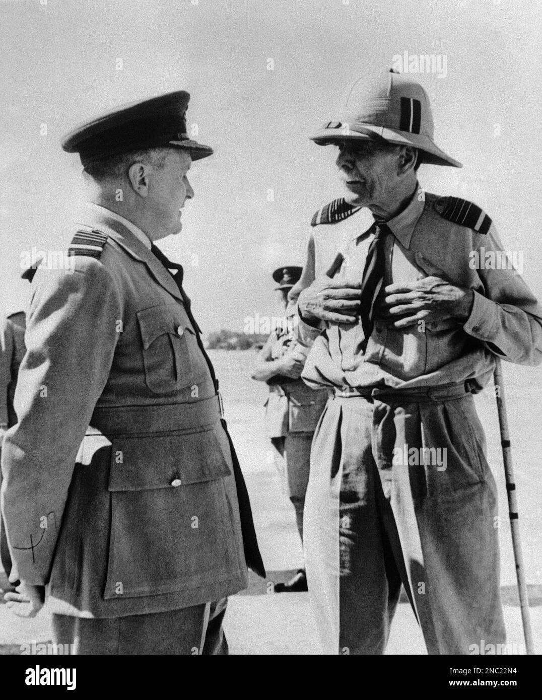 Marshal of the Royal Air Force Lord Hugh Trenchard, right, arrives in ...