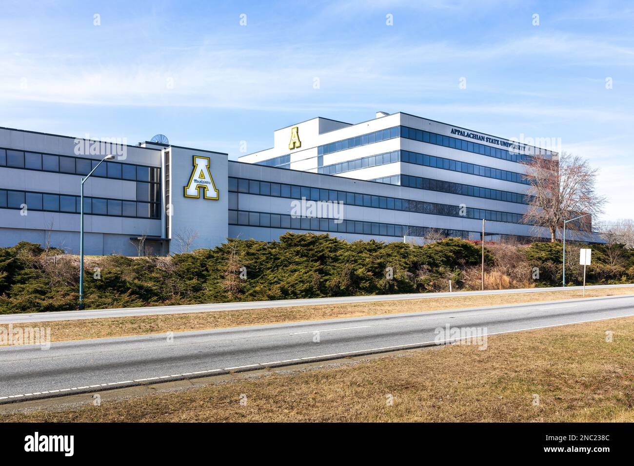 HICKORY, NC, USA-7 FEB 2023: New Hickory extension of Appalachian State ...