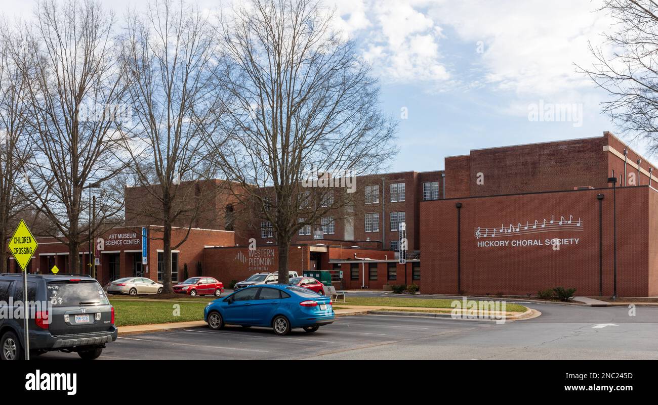 HICKORY, NC, USA-7 FEB 2023: Art Museum, Science Center, Western ...